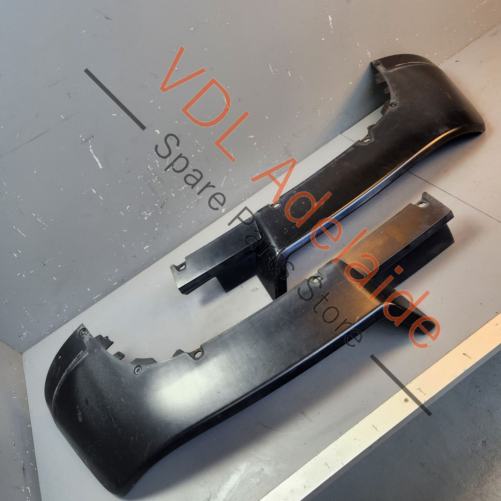 Porsche Cayenne GTS Rear Bumper Lower Spoiler (modified to suit towbar ...