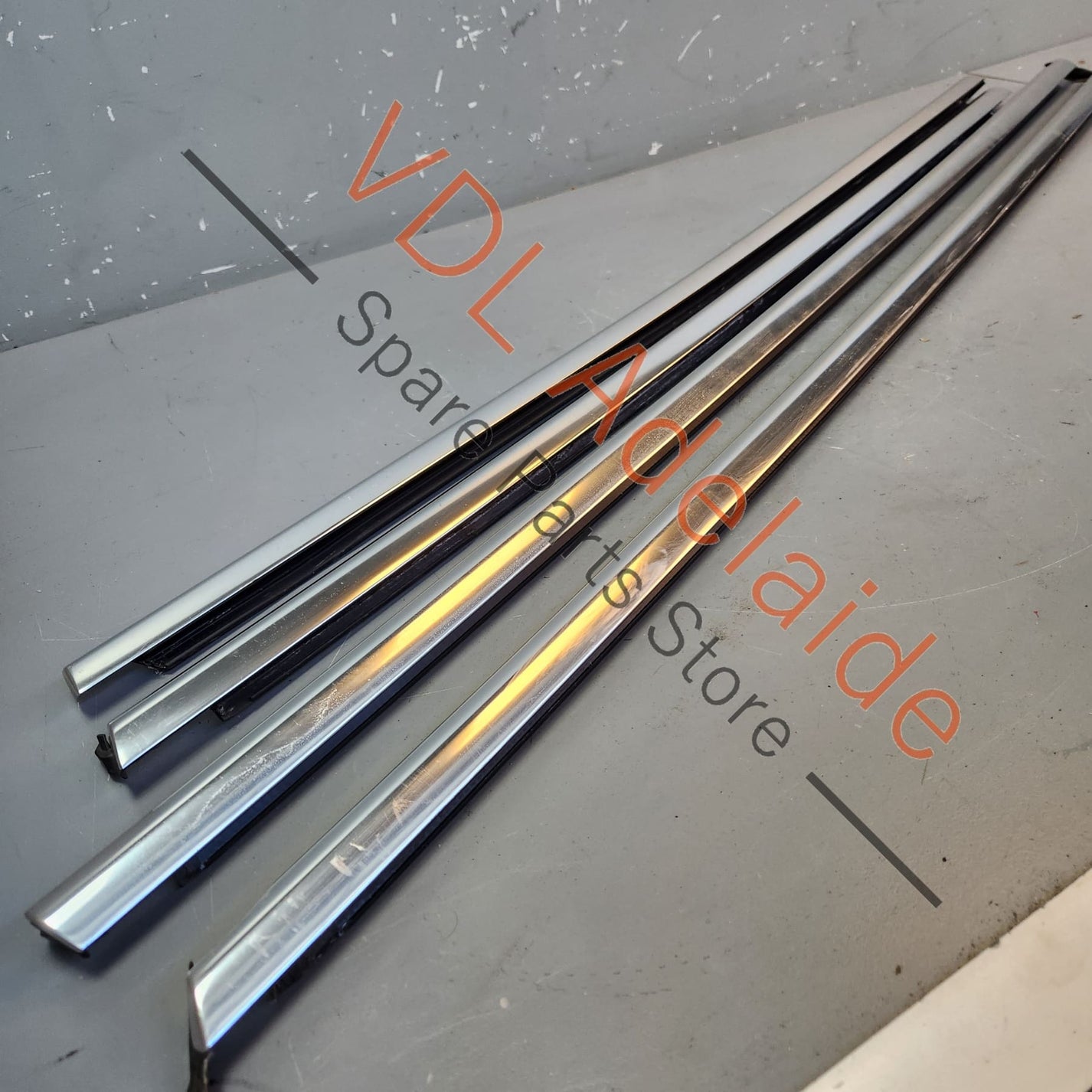 Porsche Cayenne E3 9Y Set of 4 Door Window Chrome Trim Strips 9Y083747 ...