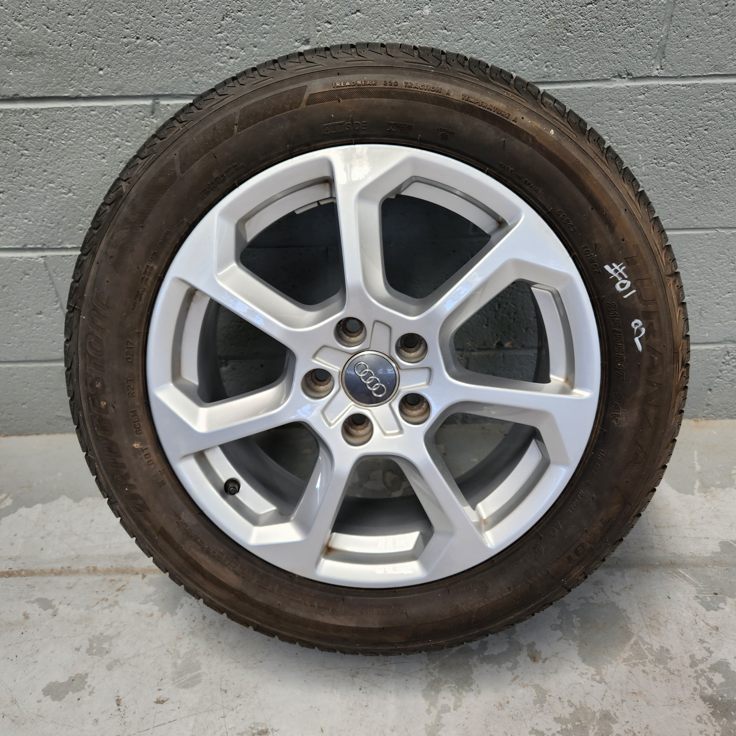 Set of 4 Genuine Audi Q2 Alloy Wheels 17 x 7J ET45 5x112 81A601025D ...