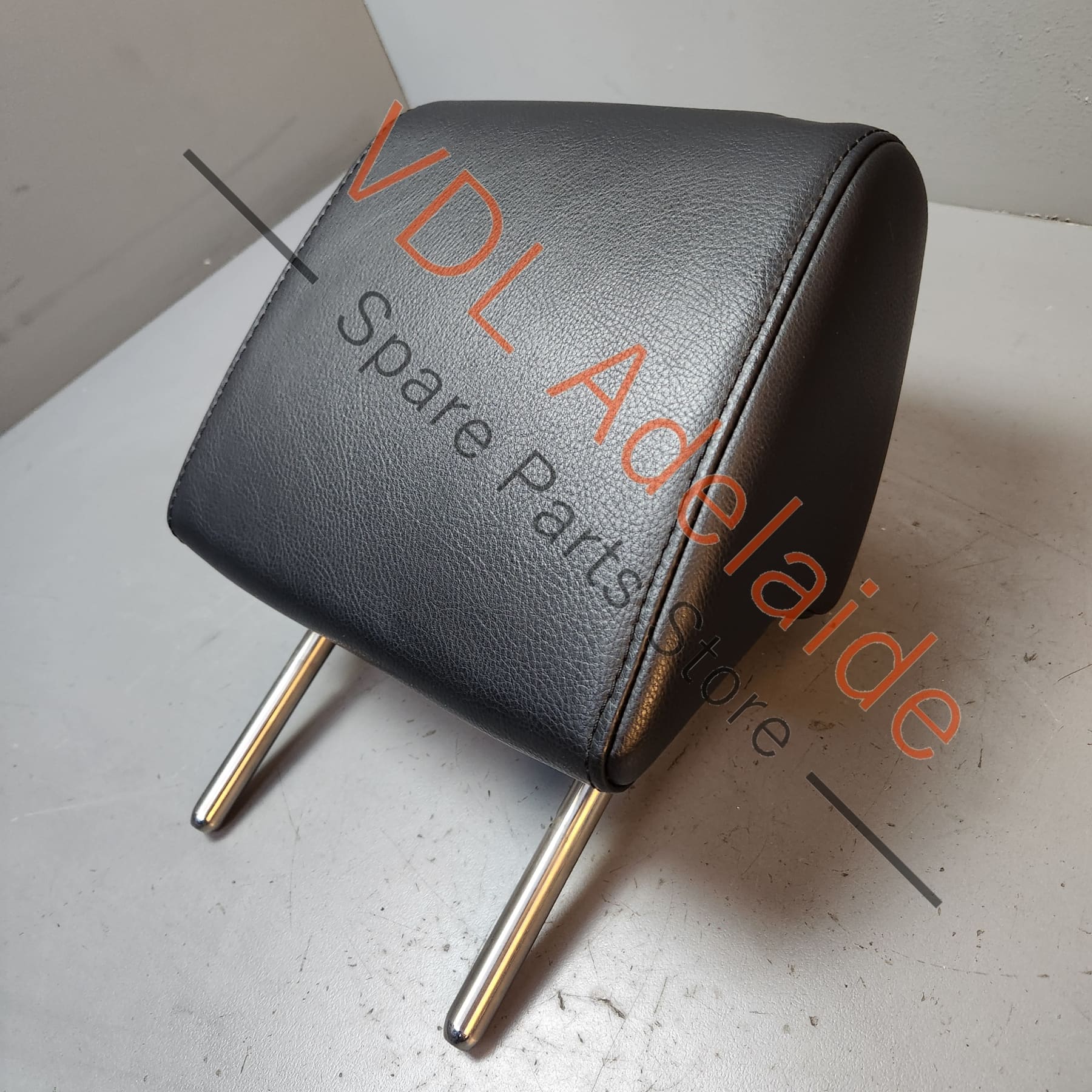 VW Golf MK6 Black Leather Headrest for Rear Left / Right Seat Interior ...