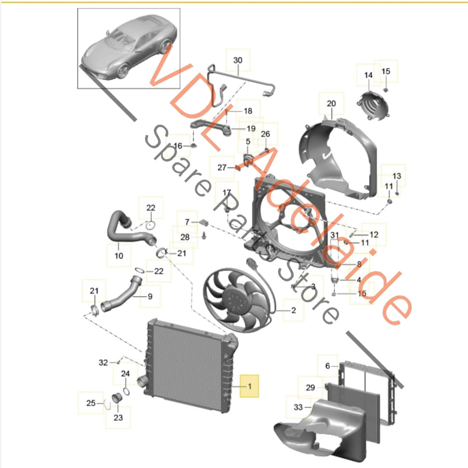 Porsche 911 2011-2019 – VDL Adelaide Spare Parts Store