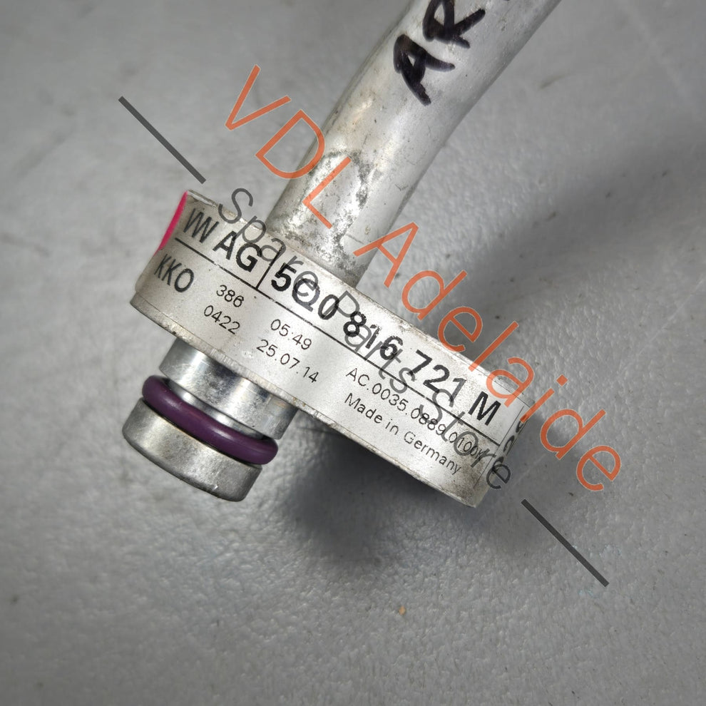 VW Golf MK7 Air Conditioning Refrigerant Hose Pipe Condenser to Pump ...