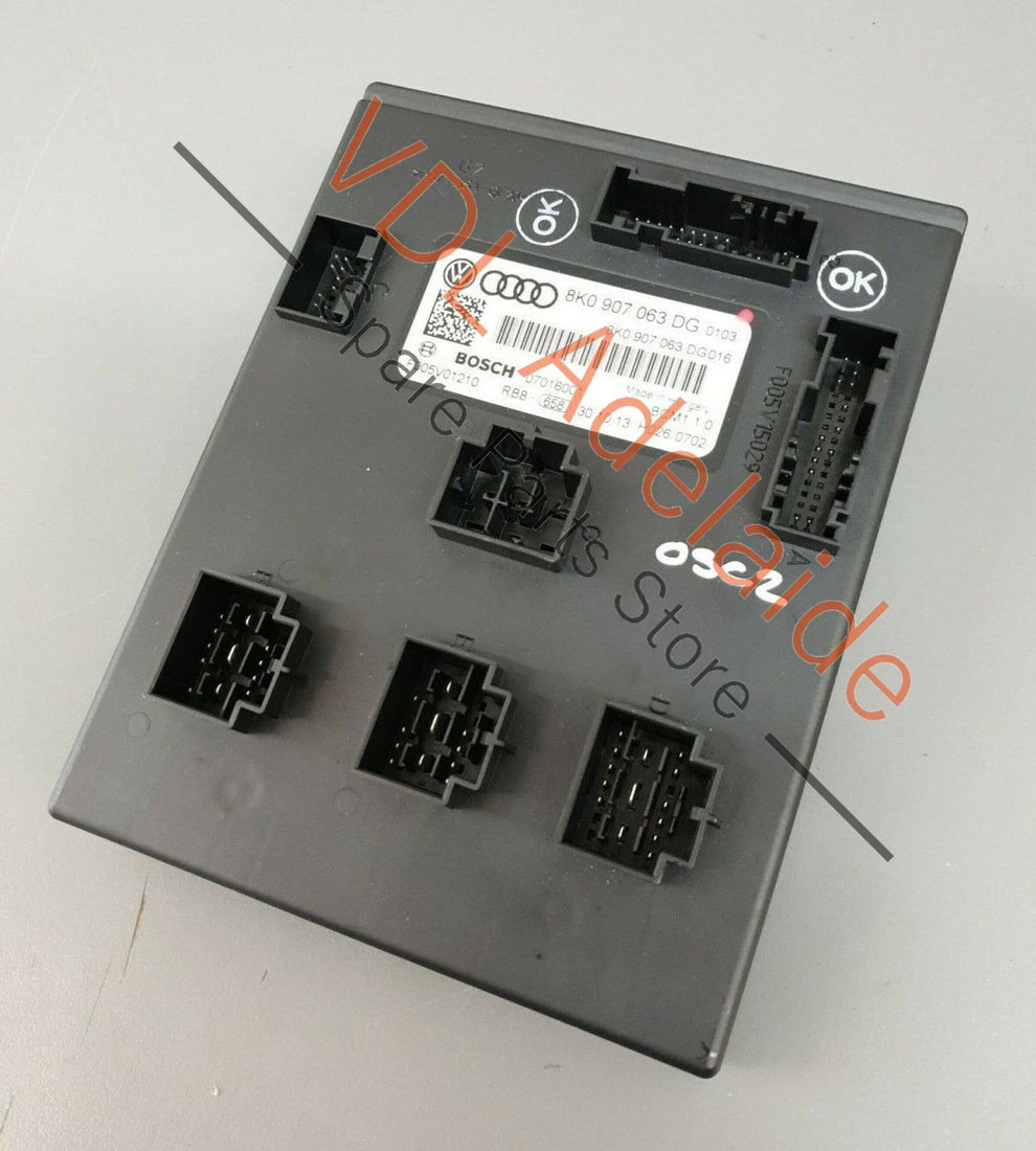 Audi SQ5 Q5 8R Convenience System Onboard Supply Control Unit 8K0907063 ...
