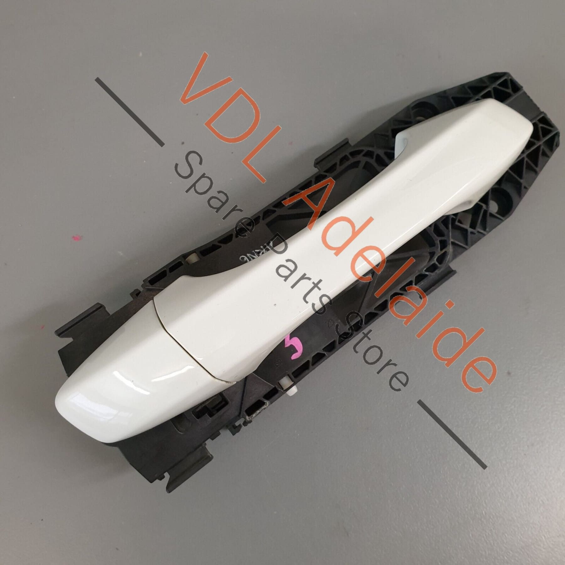 VW Golf GTi Mk7 Rear Right Exterior Door Handle Pure White C9A ...